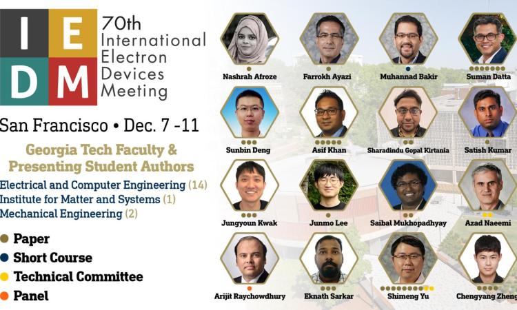 ECE Set for Big Weekend at IEDM 2024